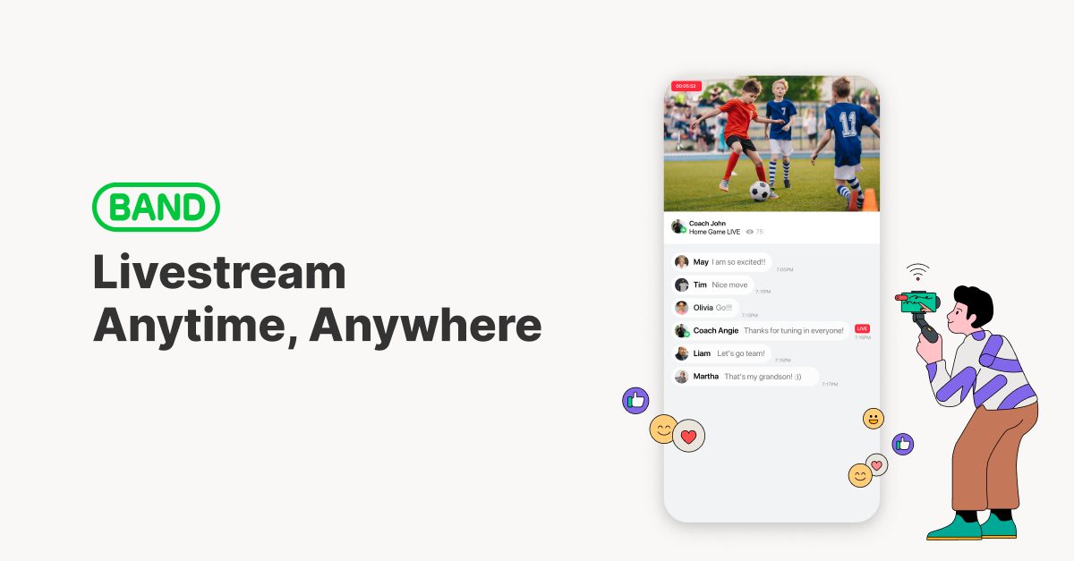 Livestream Features | BAND App