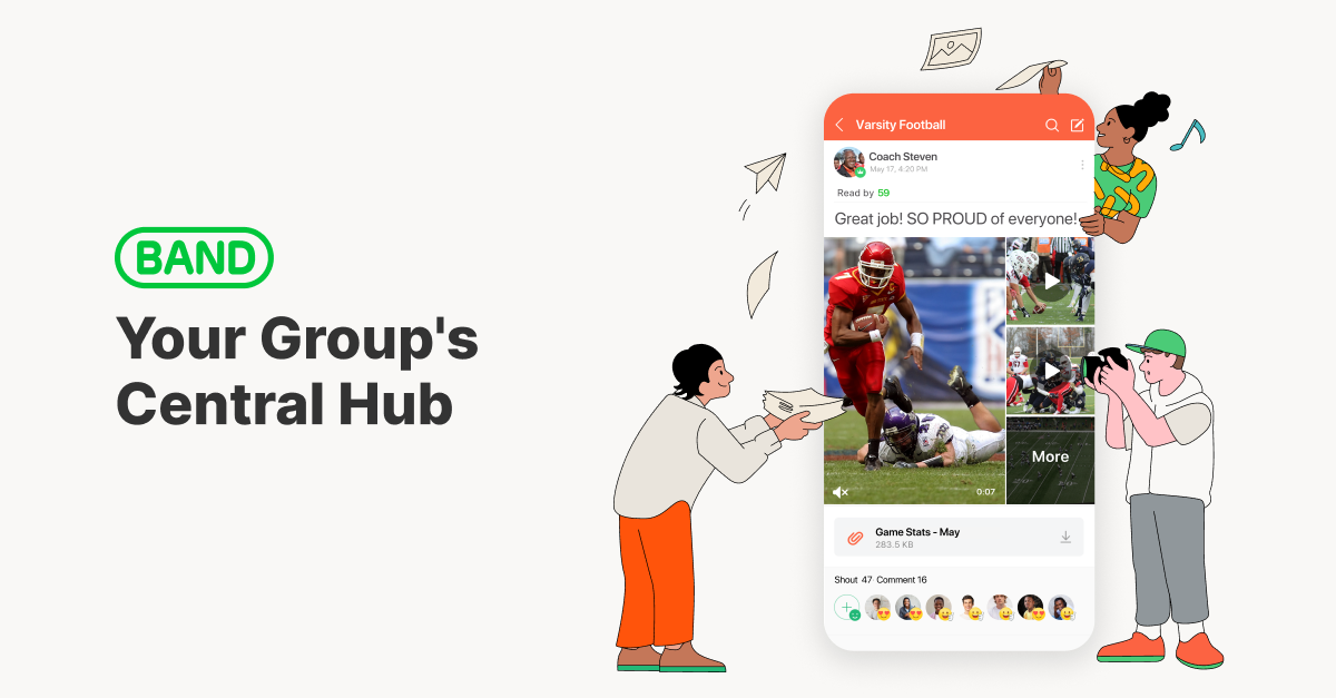 Central Hub for Files & Media | BAND App
