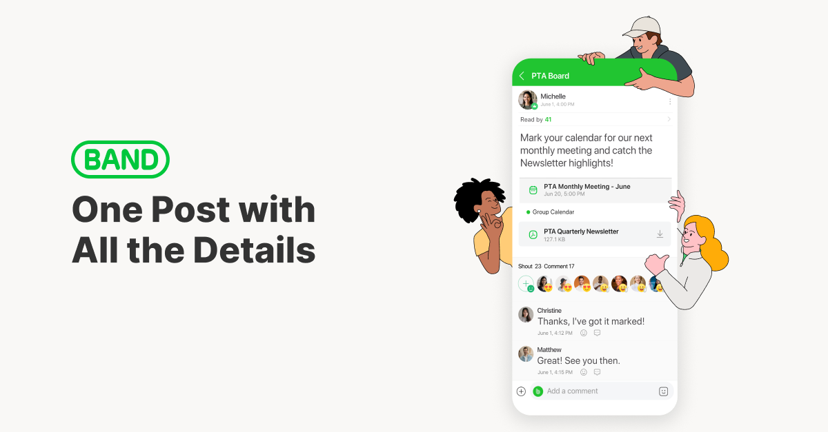 Post and Notifications | BAND App