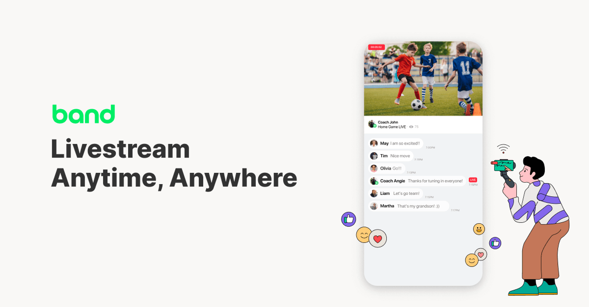 Livestream Features | BAND App
