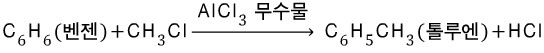 방향족 탄화수소 벤젠 톨루엔 크실렌 나프탈렌 246 트리니트로톨루엔 할로겐화 반응 니트로화 반응 알킬화 반응