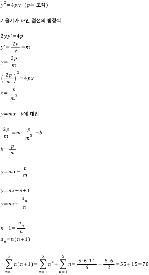포물선 문제 : 네이버 블로그