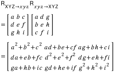 회전 행렬의 역 변환이 역 행렬 및 전치 행렬과 같음을 증명 : 네이버 블로그