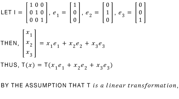 선형변환과 표준행렬 : 네이버 블로그