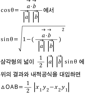 사선식[신발끈 공식] (삼각형 넓이 구하는 공식) : 네이버 블로그