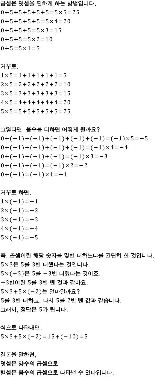 2-4. 정수와 유리수의 곱셈과 나눗셈 : 네이버 블로그