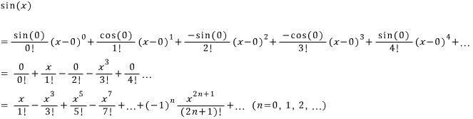 테일러 급수 전개 : 네이버 블로그
