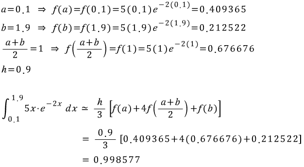 [수치해석] 40. 수치적분(Numerical Integration) 3 - 심프슨 1/3 공식, Simpson's 1/3 ...