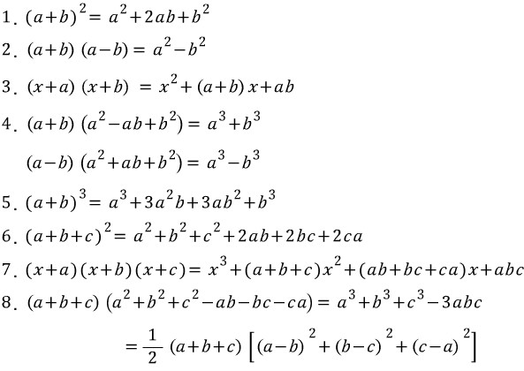 2. 다항식의 곱셈, 곱셈공식, 식변형공식 : 네이버 블로그