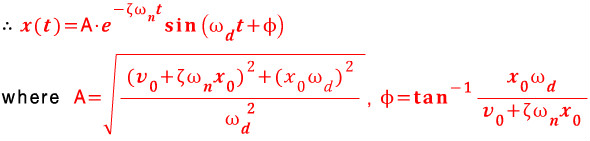 [기계 진동] 9. 1자유도 감쇠 시스템의 응답(2) - 일반감쇠운동의 해, The Solution of Underdamped ...