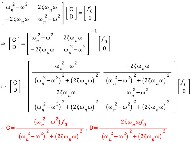 [기계 진동] 16. 1자유도 감쇠 시스템의 조화 가진(1), Harmonic Excitation of 1DOF Damped ...