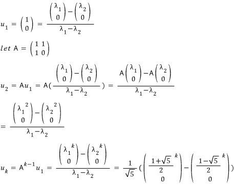 피보나치수열과 황금비, 그리고 고유값의 관계 : 네이버 블로그
