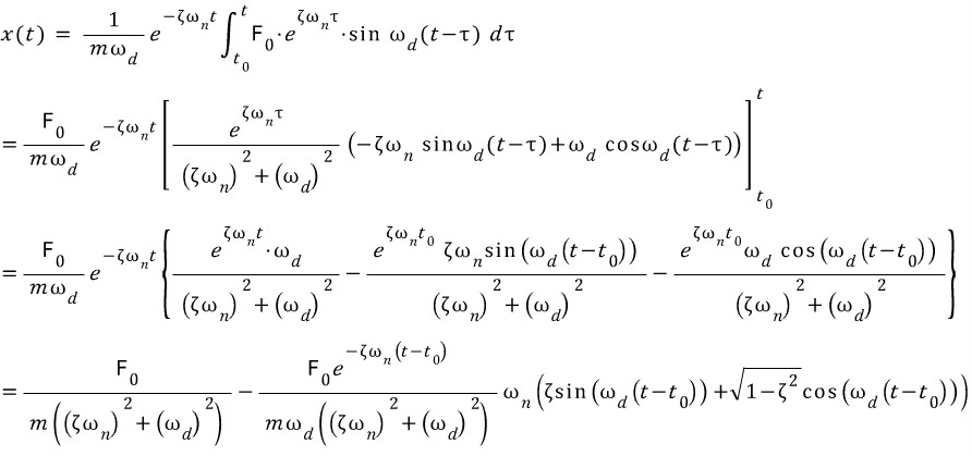 [기계 진동] 25. 임의의 입력에 대한 응답(1), Response to an Arbitrary Input(1) : 네이버 블로그