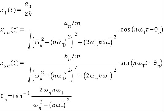 [기계 진동] 27. 임의의 주기를 가진 입력에 대한 응답, Response to an Arbitrary Periodic ...
