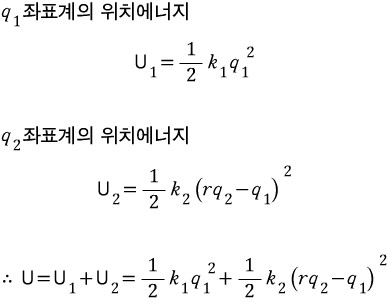 [기계 진동] 40. 2자유도 모델에서의 라그랑지 방정식, Lagrange's Equation in 2DOF Model ...
