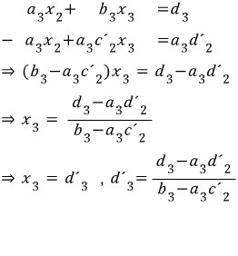 Thomas algorithm (= Tridiagonal matrix algorithm) 에 대해 알자 : 네이버 블로그