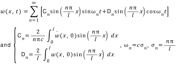 [기계 진동] 45. 1차원 파동방정식의 해, The Solution of One-dimensional Wave Equation ...