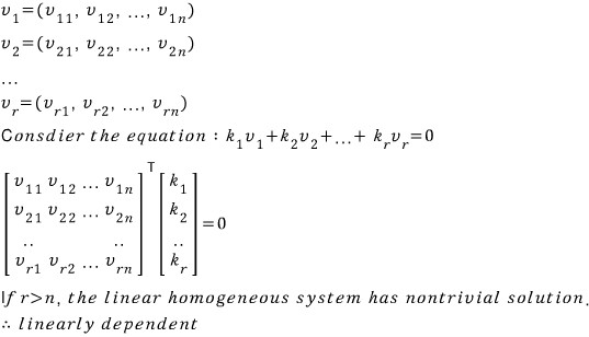 [Chapter 4. General Vector Spaces] 4.3. Linear Independence : 네이버 블로그