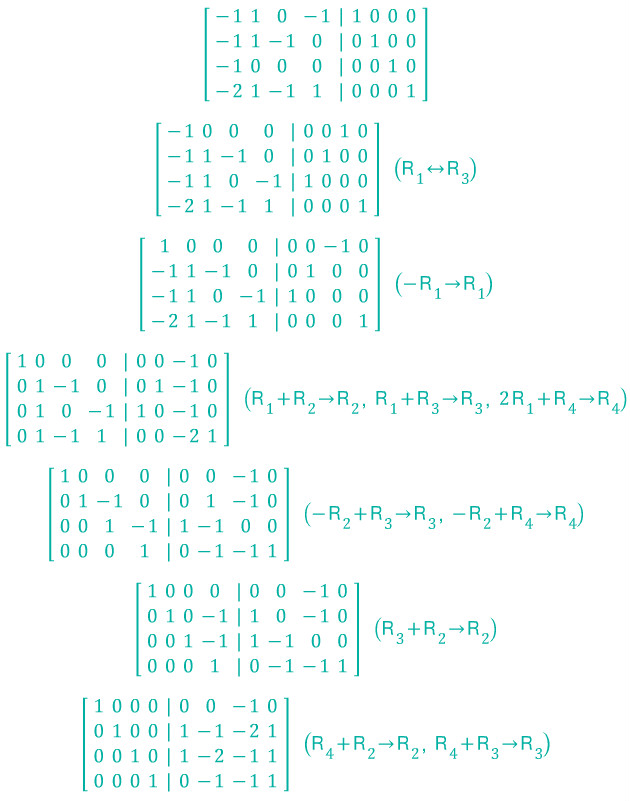 수학-정사각행렬의 역행렬 2 : 네이버 블로그