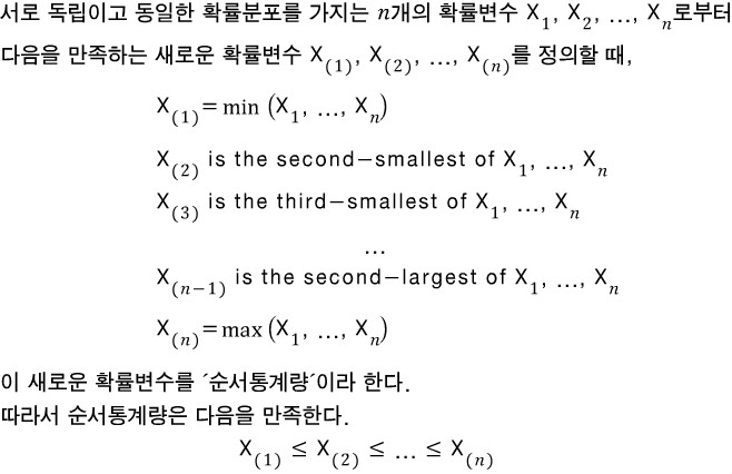 [확률과 통계] 99. 순서통계량, Order Statistics : 네이버 블로그