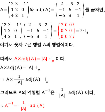 [선형대수학] 21. 수반행렬을 이용한 역행렬 구하기, Finding Inverse Matrix by Adjoint of A ...