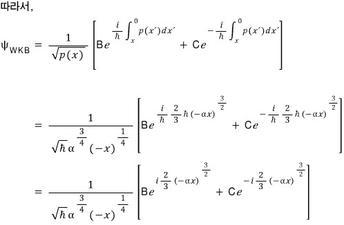 The connecting formular(연결공식) : WKB 근사 이론 (WKB approximation) : Wentzel ...