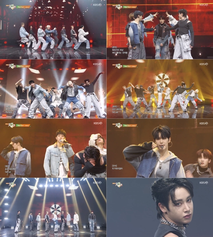 Xikers lit up the stage with their "Red Sun" performance last Friday ...