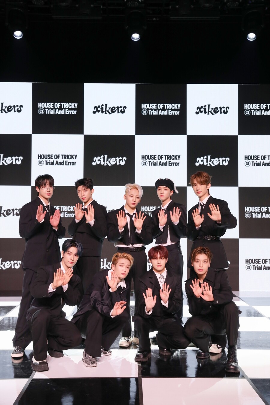 At a mystical showcase held in Seoul, the rising K-pop group Xikers ...